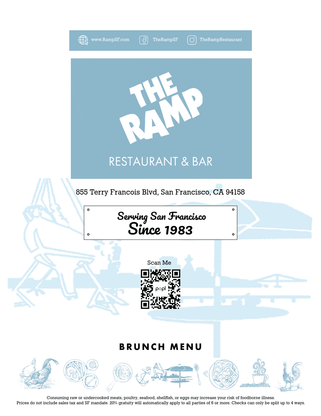 MENUS — The Ramp